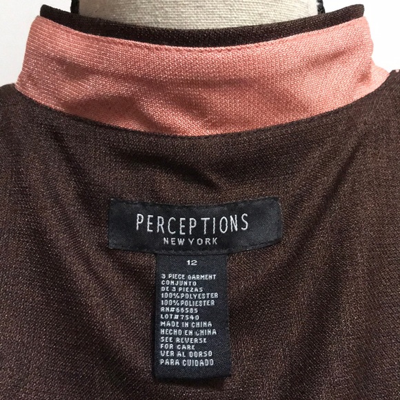 Perceptions | Jackets & Coats | Perceptions New York Dark Pink Blazer ...